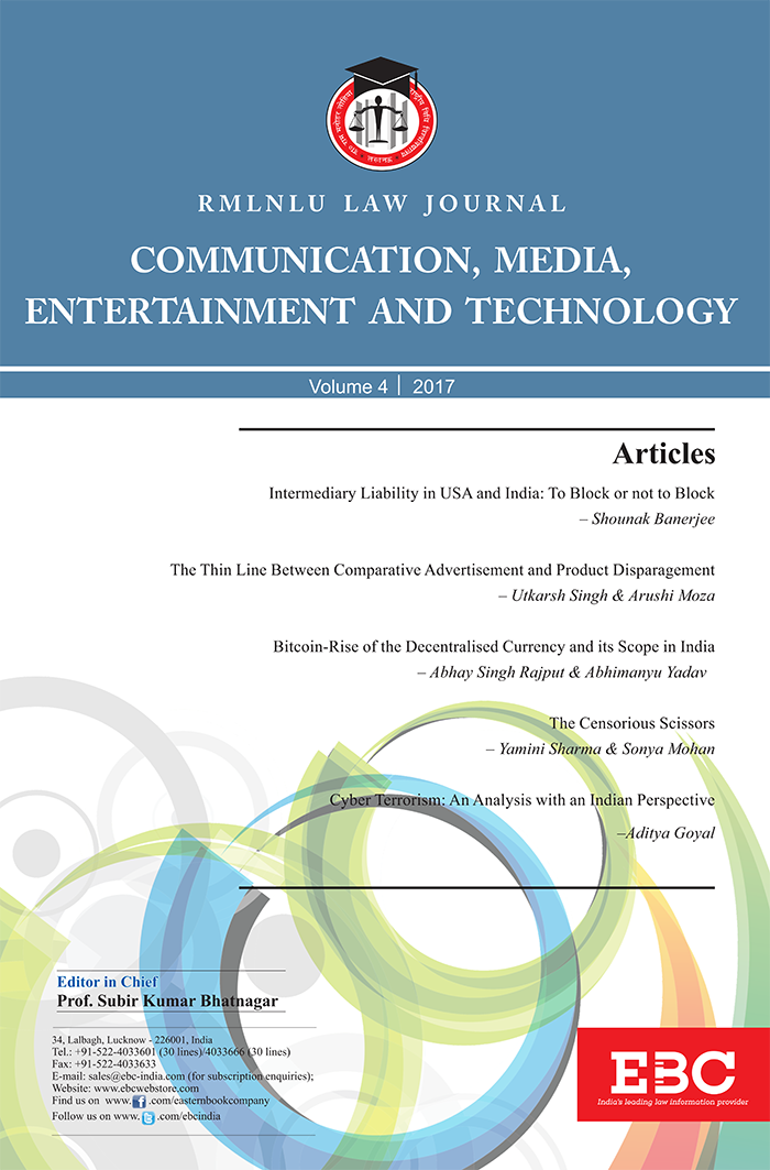 RMLNLU CMET (Communication, Media, Entertainment and Technology) Law Journal